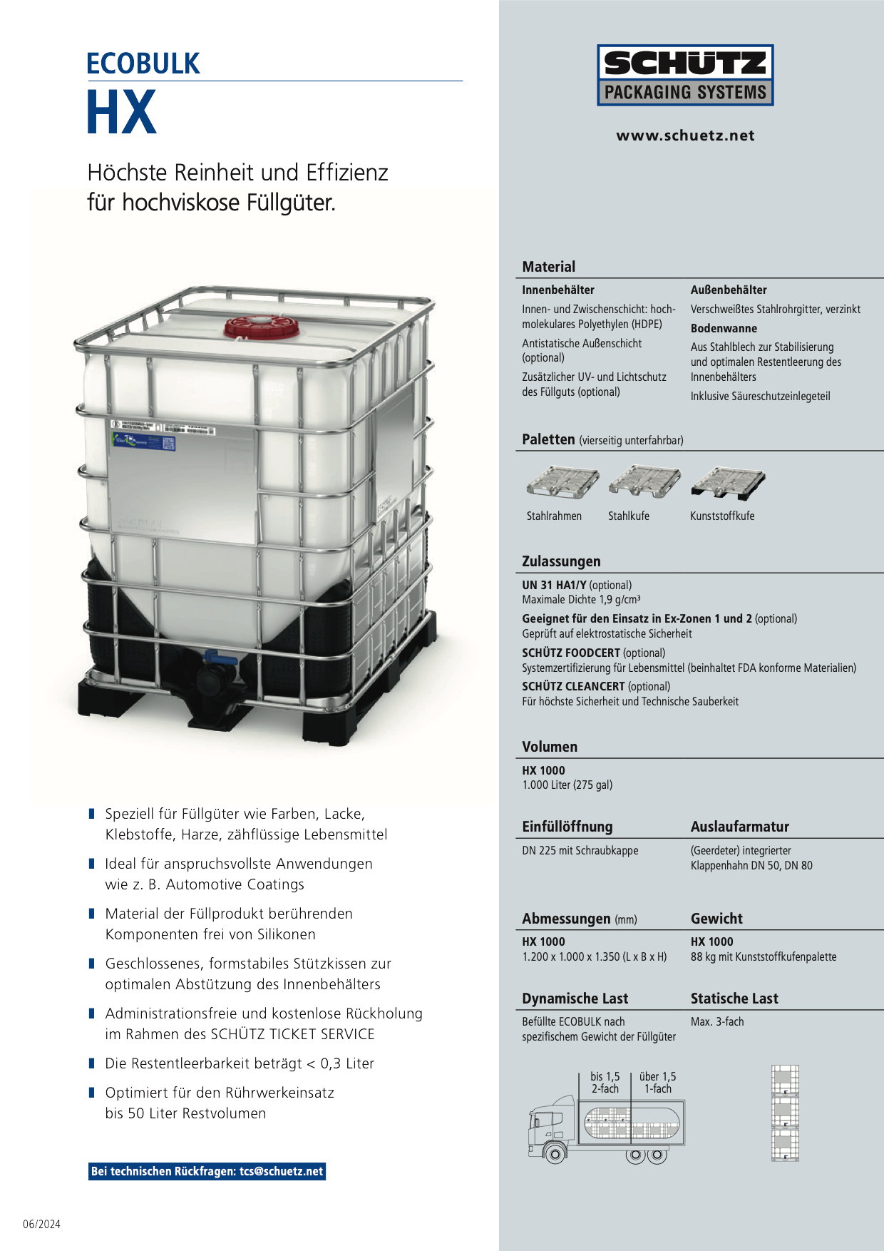 Produkt-Datenblätter | PACKAGING SYSTEMS