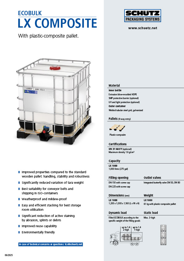 ECOBULK LX composite | PACKAGING SYSTEMS