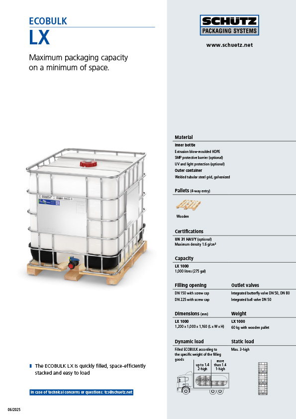 ECOBULK LX | PACKAGING SYSTEMS