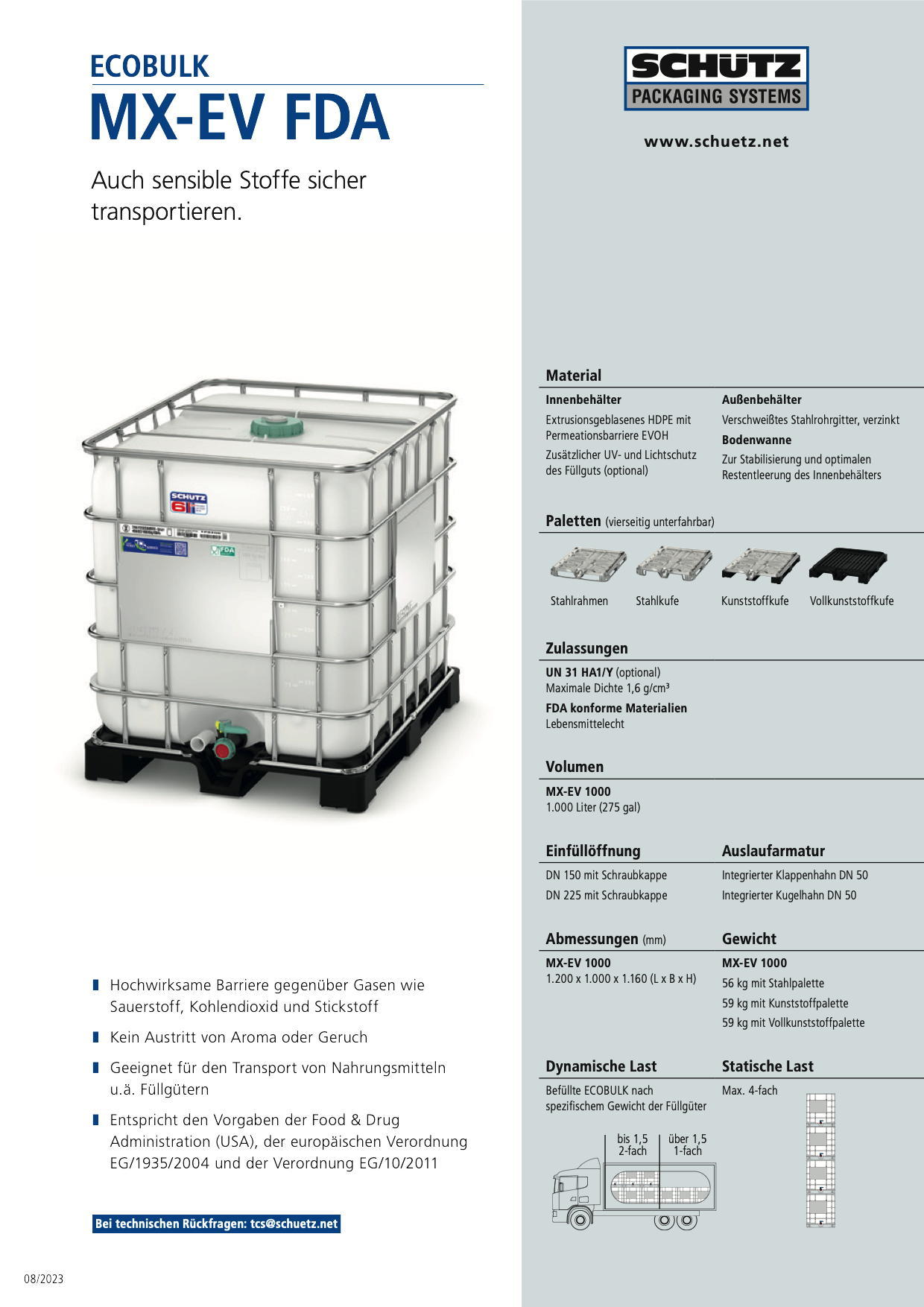 ECOBULK MX-EV FDA | PACKAGING SYSTEMS