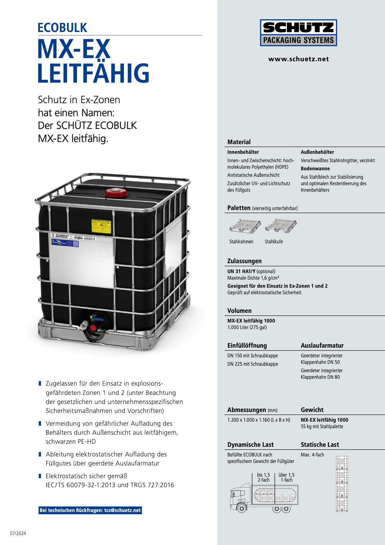 ECOBULK MX-EX leitfähig | PACKAGING SYSTEMS