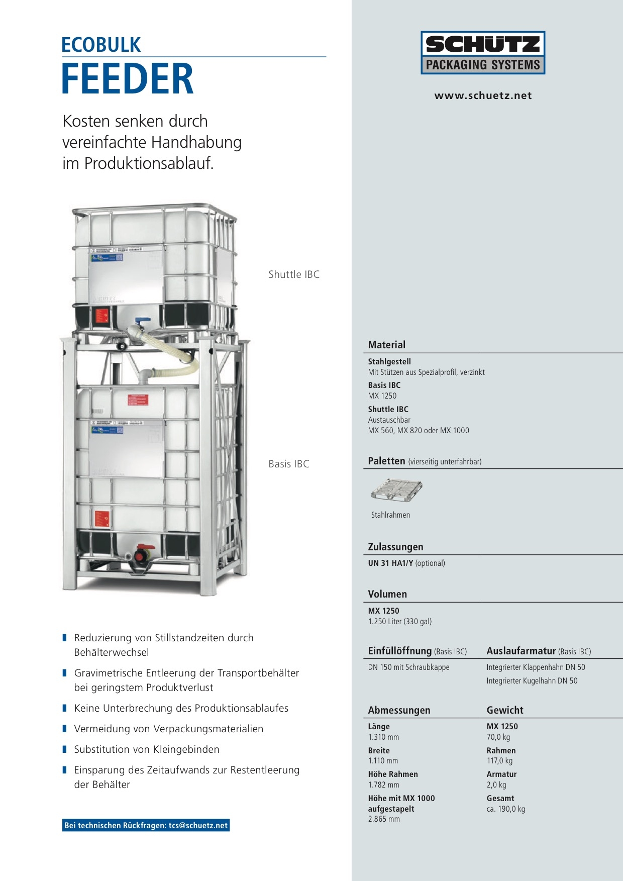 ECOBULK MX Feeder | PACKAGING SYSTEMS