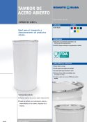TAMBOR DE ACERO ABIERTO | PACKAGING SYSTEMS