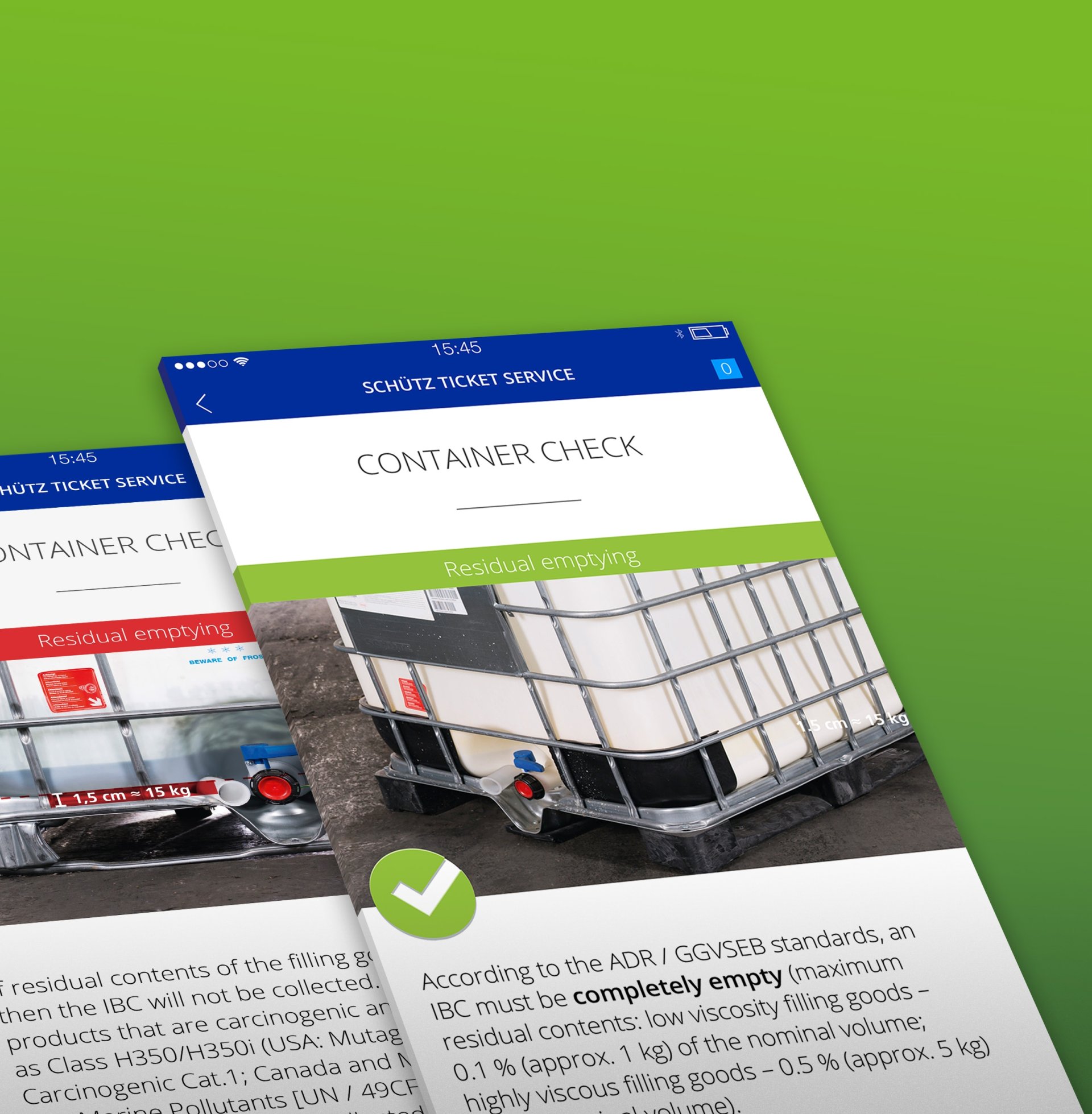 SCHÜTZ TICKET SERVICE APP | PACKAGING SYSTEMS